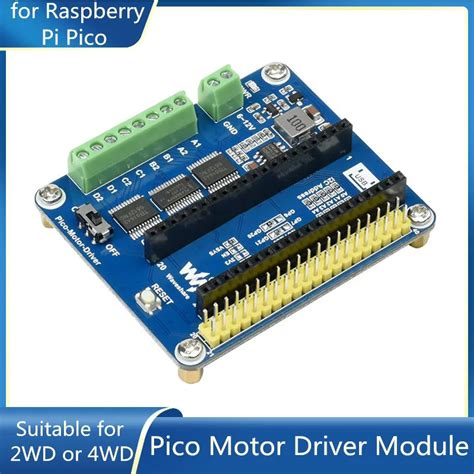 DC Motor Driver Module For Raspberry Pi Pico Expansion Board 4 Way DC