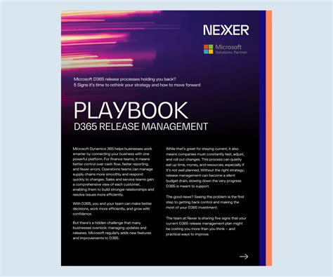 D365 Release Management Nexer United States