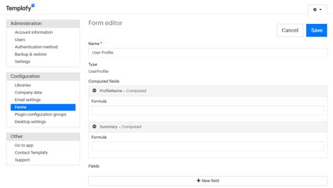 How To Create A User Profile Templafy One Help Center