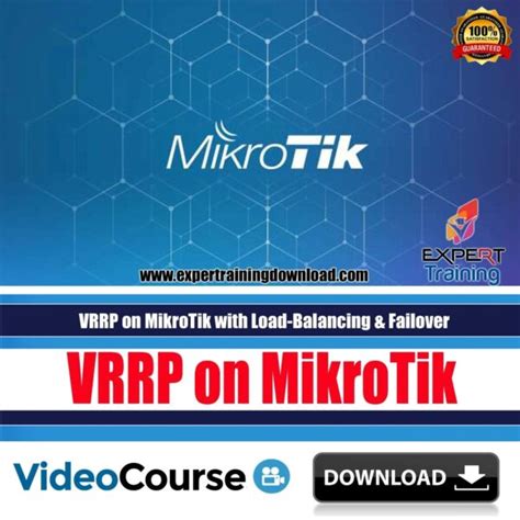 Vrrp On Mikrotik With Load Balancing And Failover Course Expert Training