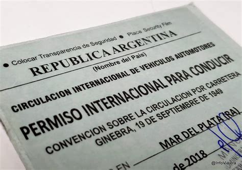 El Maldito Tema Del Permiso Internacional De Conducir La Respuesta