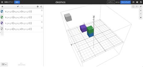三次元の直方体の問題でdesmosを使ってサンプルを描画する方法 atcoder qiita