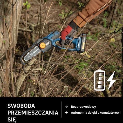 Piła łańcuchowa akumulatorowa 20VMS2-12.1A Sterwins - Leroy Merlin