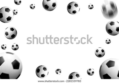 Soccer Balls Football Balls Air Camera Stock Photo 2281559783 ...
