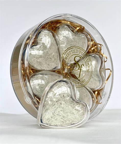Instant Edible Love Shaped Bird Nest 即炖心燕 Swiftlet Fortune
