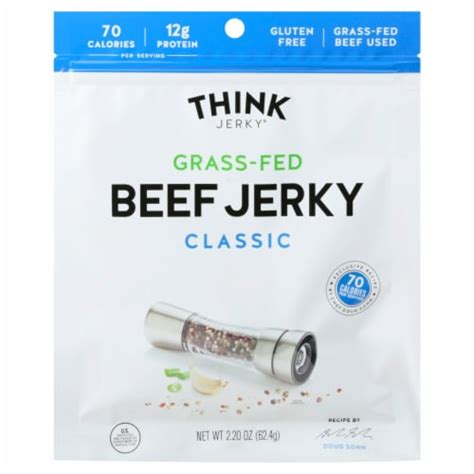 Think Jerky Classic Grass Fed Beef Jerky 8 Pk 22 Oz Frys Food Stores