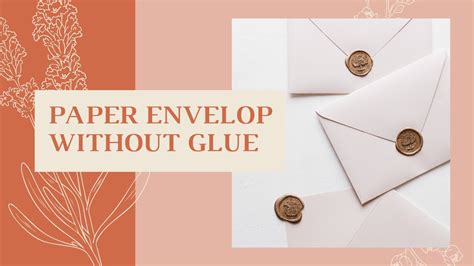 HOW TO MAKE A BEAUTIFUL ENVELOPE FROM PAPER WITHOUT GLUE BOW ORIGAMI ENVELOPE Medley YouTube