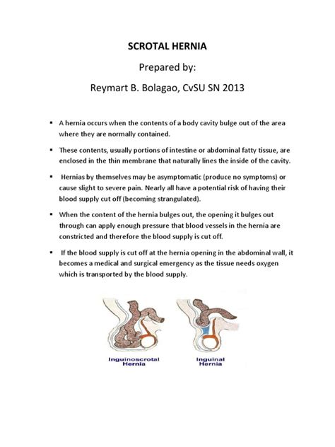 Scrotal Hernia Clinical Medicine Medicine