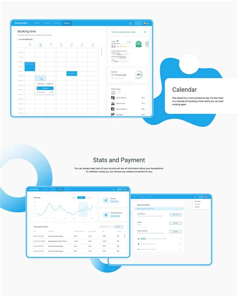 platform for transcripts desktop app ui ux design behance behance