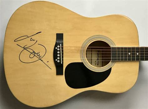 Bee Gees Barry Gibb Signed Guitar Wbas Coa