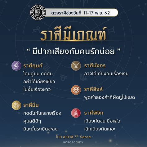 ราศีใดมีเกณฑ์มีปากเสียงกับคนรักบ่อยๆ