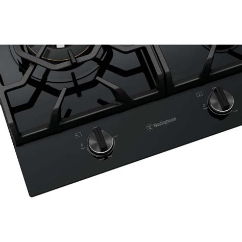 Westinghouse 90cm 5 Burner Black Ceramic Glass Gas Cooktop Whg959bd