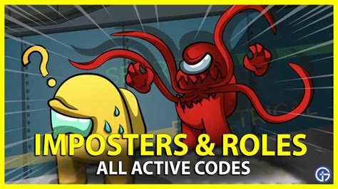 Imposters And Roles Codes 2024 Gamer Tweak