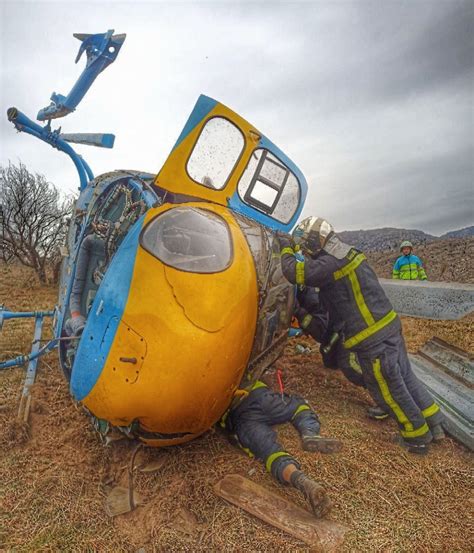 Un Helicóptero Pegasus De La Dgt Se Estrella En Madrid — Gacetín Madrid