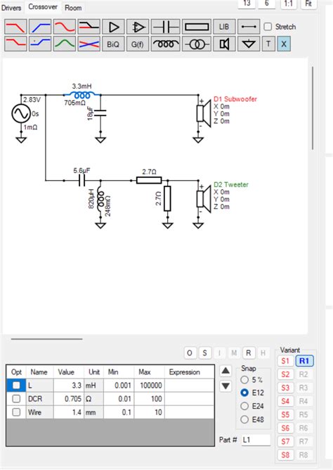 My First Passive Crossover Design Page DiyAudio