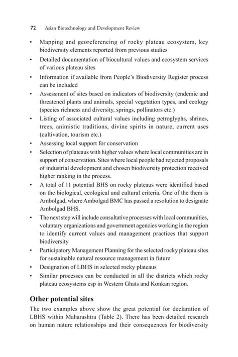 Conceptualising Framework For Local Biodiversity Heritage Sites Lbhs A Bio Cultural Model For