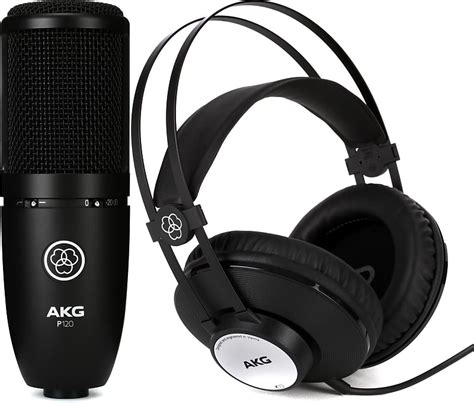 Akg P120 Large Diaphragm Condenser Microphone Bundle With Akg Reverb