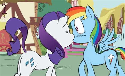 Rainbow Dash And Rarity Love