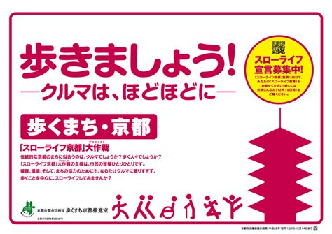 歩くまち京都 スローライフ京都大作戦 ポスター 制作実績 小林企画事務所