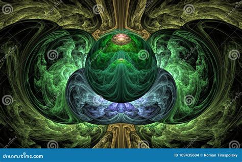 Fine Fractal Rendering Stock Illustration Illustration Of Object 109435604