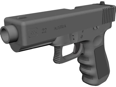 Glock 22 3d Model 3dcadbrowser
