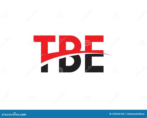 Tbe Letter Initial Logo Design Vector Illustration Stock Vector Illustration Of Text Concept