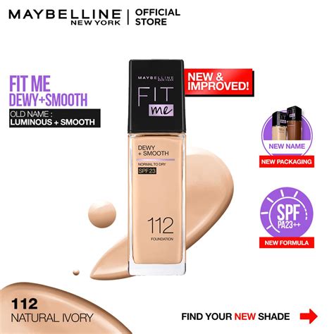 Maybelline New York Ny Fit Me Dewy Smooth Liquid Foundation Spf 23