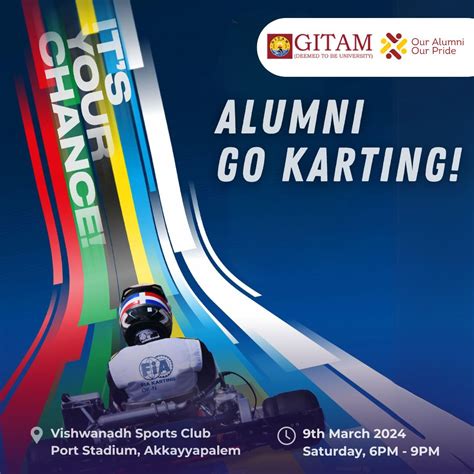 Alumni Relations At Gitam On Linkedin Alumnigokarting Raceintothepast Gitam Alumni