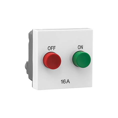 Allzy 16a Motor Starter 2 Module White Emechem