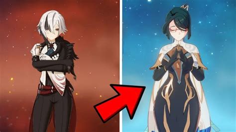 Two Different Anime Characters One With Black Hair And The Other With White Hair Holding Hands