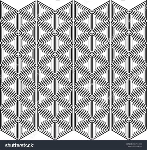 Zig Zag Triangle Wallpaper Background Pattern Stock Vector Royalty