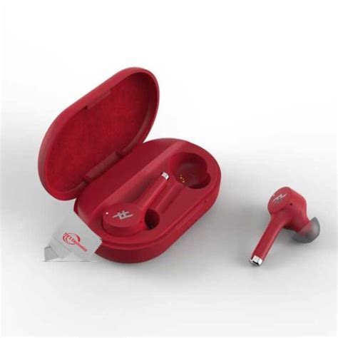 Ifrogz Airtime Pro True Wireless In Ear Bluetooth Earbuds Red 1