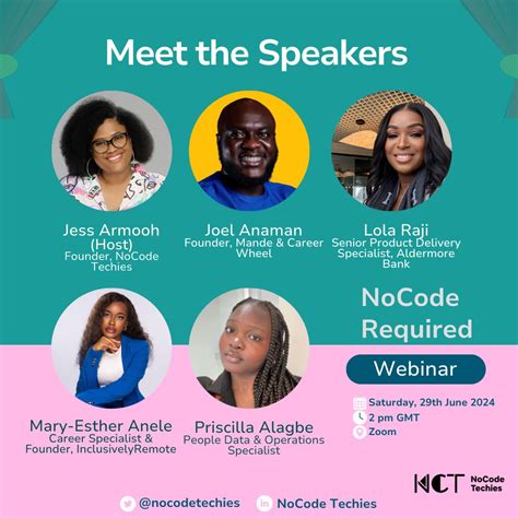 Nocode Techies On Linkedin Nocoderequired Tech Remotework Webinar