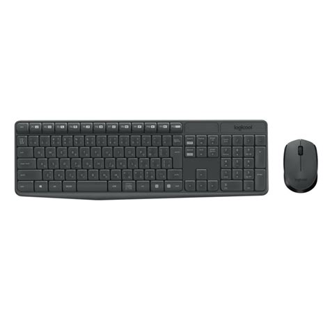 Logitech Wireless Keyboard And Mouse MK235 Hitam Mouse Keyboard B Elektronik Komputer
