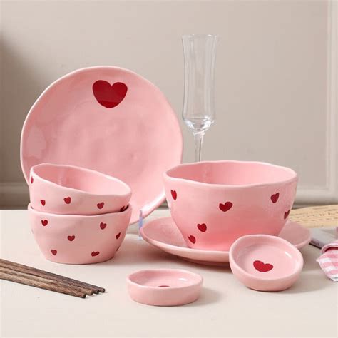 Lovecore Dinnerware Kawaii Babe