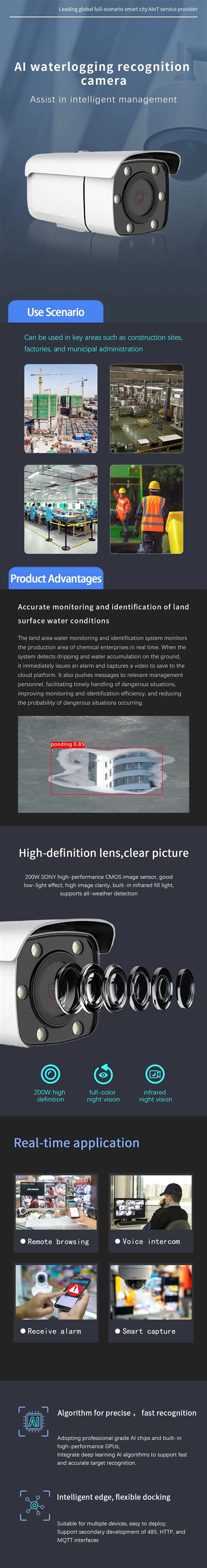 Ai Waterlogging Recognition Camera Ai Camera For Security And Surveillance Buy Waterlogging