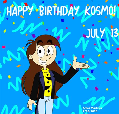 Happy Birthday Kosmo 2020 By Artisticamos On Deviantart