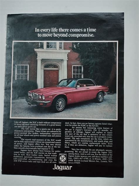 I Have Some Older Jaguar Car Ads If Anyone Is Interested In Buying Them