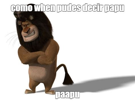 Сomics Meme Como When Pudes Decir Papu Paapu Comics Meme