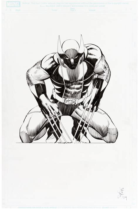 John Romita Jr Wolverine Drawing Dangerous Universe