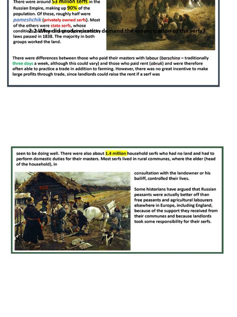 22 Why Did Modernisation Demand The Emancipation Of The Serfs Pdf