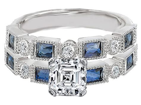 Asscher Engagement Rings From Mdc Diamonds Nyc