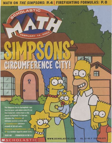 Mathematics And Mathematicians On The Simpsons