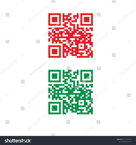 Qr Code Red Color Vector Images Stock Photos D Objects Vectors Shutterstock