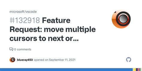 Feature Request Move Multiple Cursors To Next Or Previous Occurrence