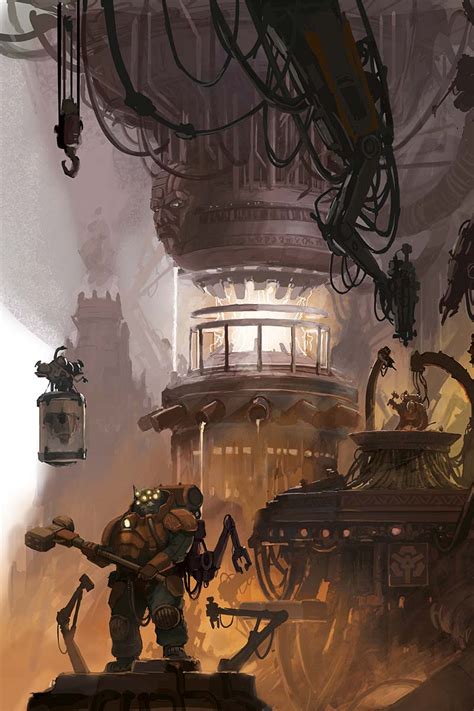 Leagues Of Votann Relics Forge Warhammer Art