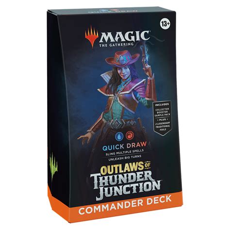 Magic The Gathering Outlaws Of Thunder Junction Commander Deck Quick