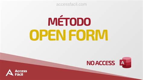 Aprendendo Sobre O M Todo Openform Do Objeto Docmd