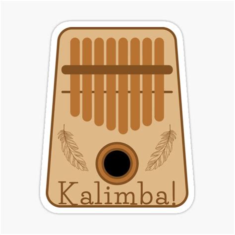 Kalimba Sticker For Sale By Mariusmunteanu Redbubble