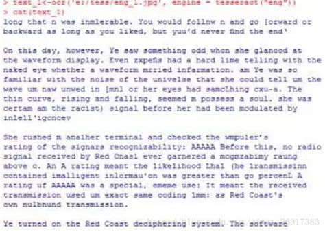 Rocr︱借助tesseract包实现图片文本提取功能r语言 Tesseract Csdn博客